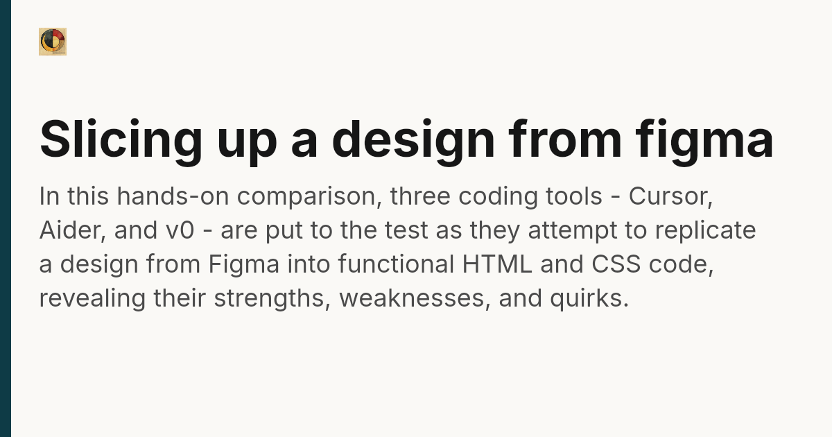 Slicing up a design from figma